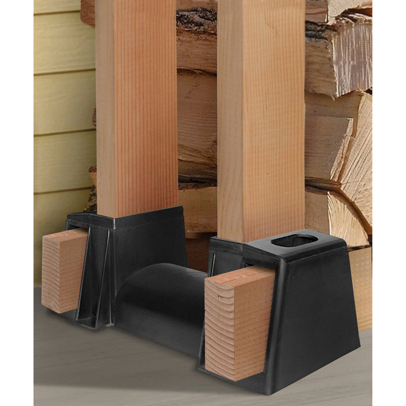 Gracie Oaks Nicha Firewood Rack Bracket Kit & Reviews | Wayfair